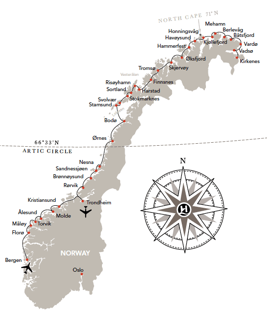 Norway & North Cape: 11-day Hurtigruten sea voyage › rsd-travel.co.uk